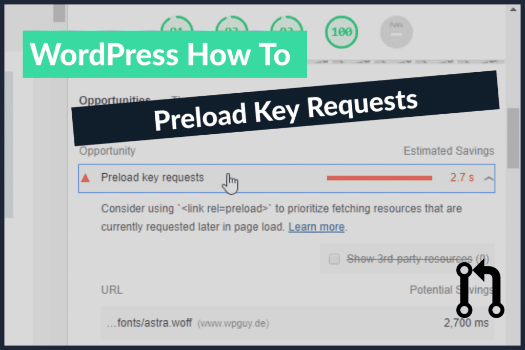 Preload Key Requests in WordPress (i.e. Font Preloading)